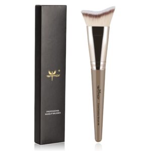 anmor contour brush, premium contour blush bronzer face makeup brush, perfect for cheek forehead jaw nose blending deepening contouring polishing, suitable for powder liquid cream