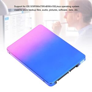 2.5in Solid State Drive, Stable Transmission Lightweight SATA SSD Good Compatibility for Files Backup for Data Storage(#2)