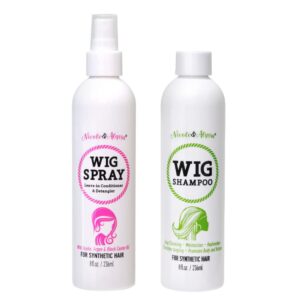 [ nicole & alyssa ] wig spray & shampoo set - synthetic wig care solution (original)