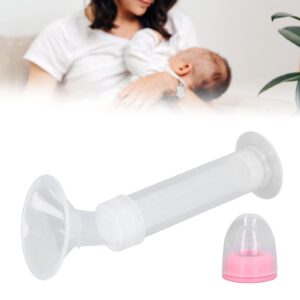 Syringe Breast Pump, Manual Breast Pump Soft Comfortable Lightweight Portable Cover for Travel