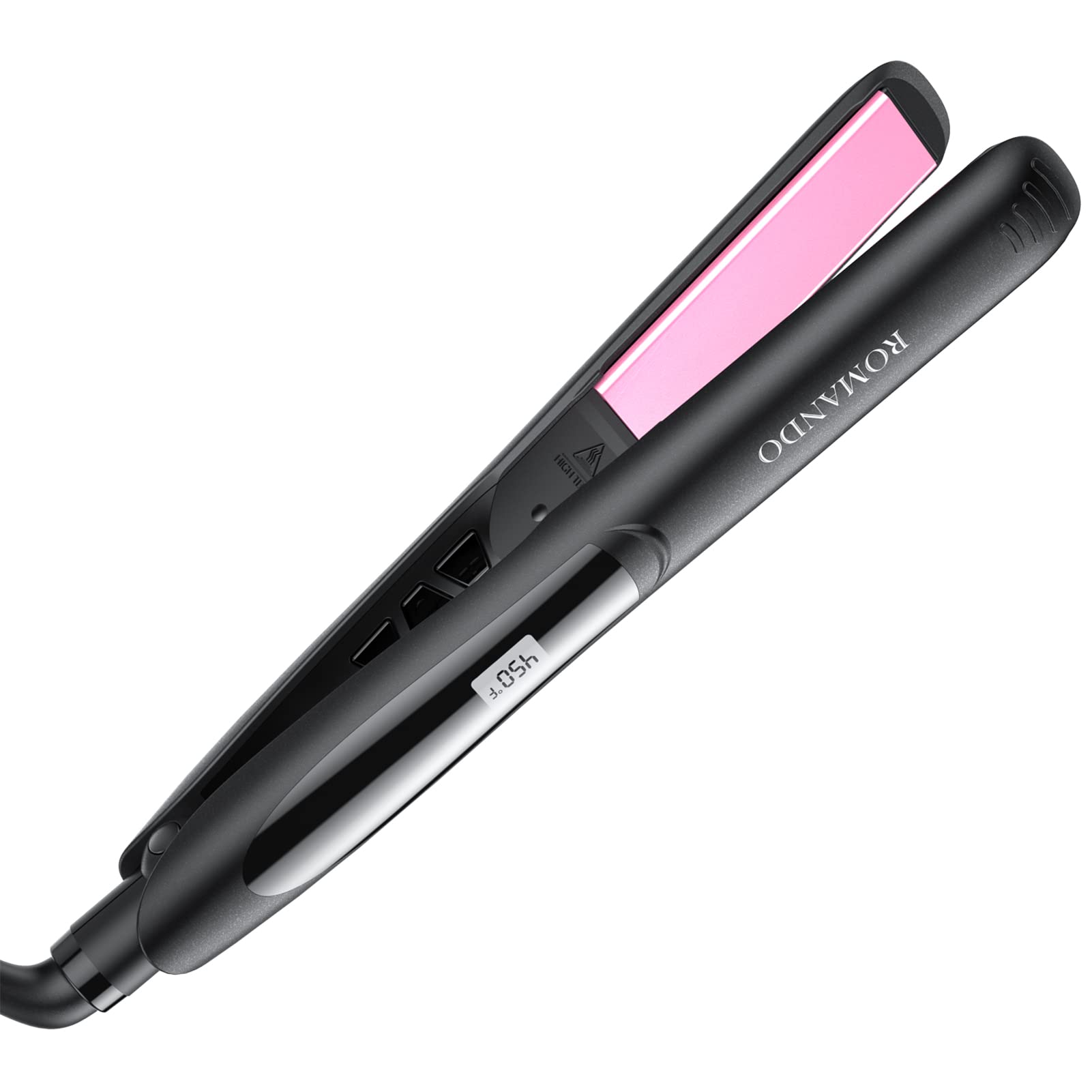 Hair Straightener Flat Iron, 2 in 1 Straightener and Curler