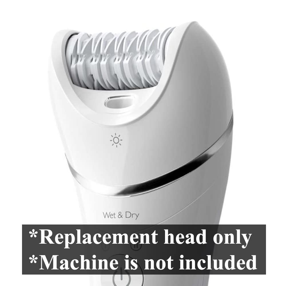 BRE700 Epilator Replacement Head for Philips Epilator Series 8000,BRE700 BRE740 BRE640 Wet & Dry Epilator Accessories Hair Removal Epilators Replacement Head