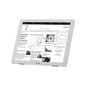 dasung e-ink paper like 3 hd front-light touch 13.3" monitor - silver