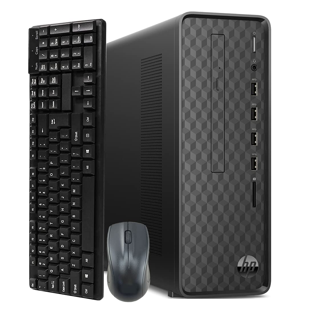 HP SFF Computer PC Intel Core i3-10th Gen Processor, 8GB Ram 256GB Solid State Drive, HDMI, Integrated WiFi & Bluetooth, Windows 11, S010-PF1016 (Renewed)