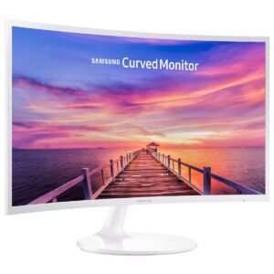 SAMSUNG Curved Monitor for Business Gaming 27" FHD 1920 * 1080 LED Widescreen AMD FreeSync 4ms Response Time 60Hz Refresh Rate Ultra-Slim HDMI DisplayPort Anti-Glare HDMI Cable (27inch) (27inch)