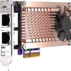 QNAP QM2-2P2G2T2 x PCIe Gen3 M.2 NVMe SSD & 2 x 2.5GbE Port Expansion Card to Enhance Performance