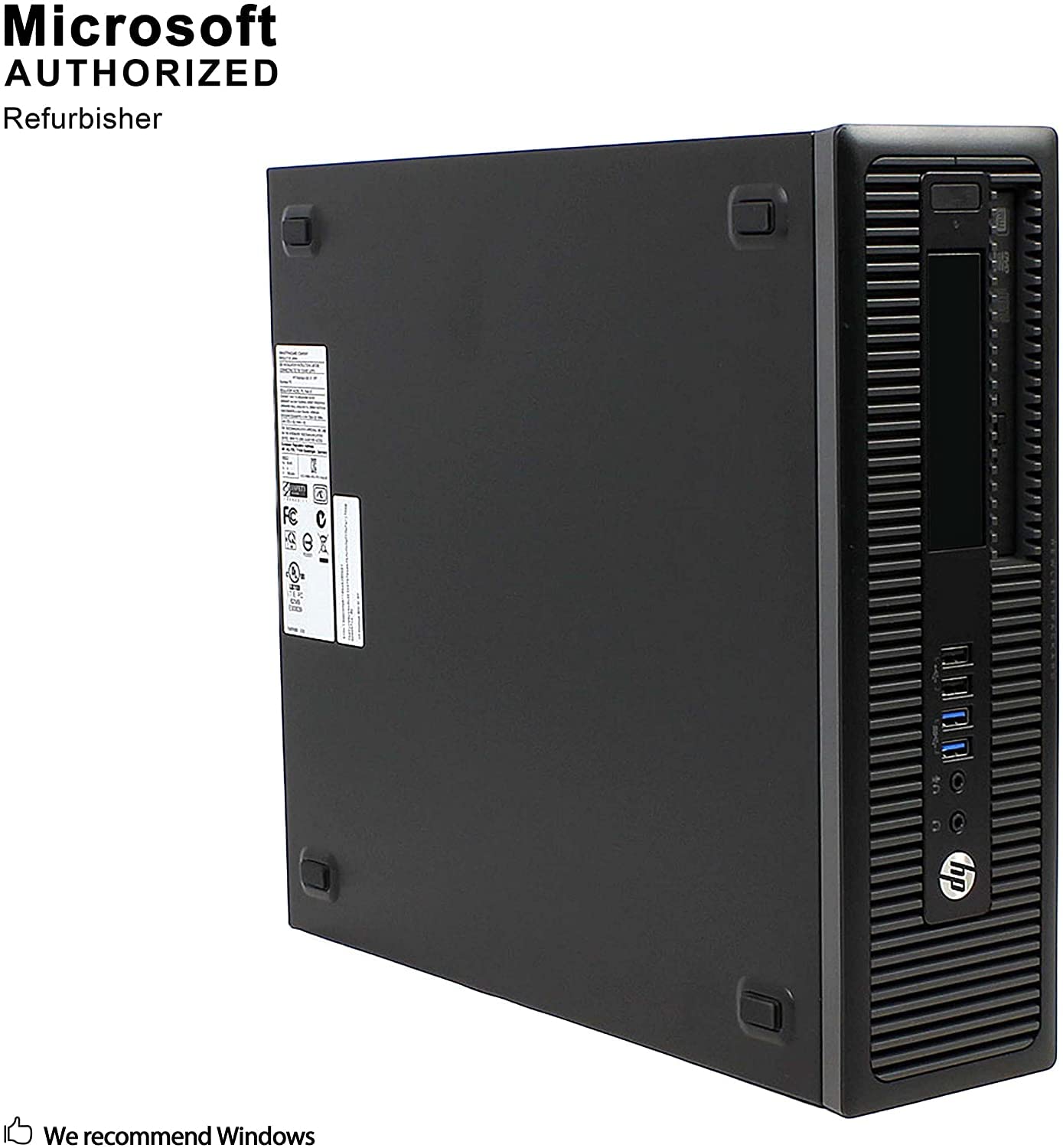 HP EliteDesk 800 G1 SFF Workstation – Intel Core i5-4590 3.3GHz W/8GB DDR3, 128GB SSD, – Windows 10 Professional (Renewed)