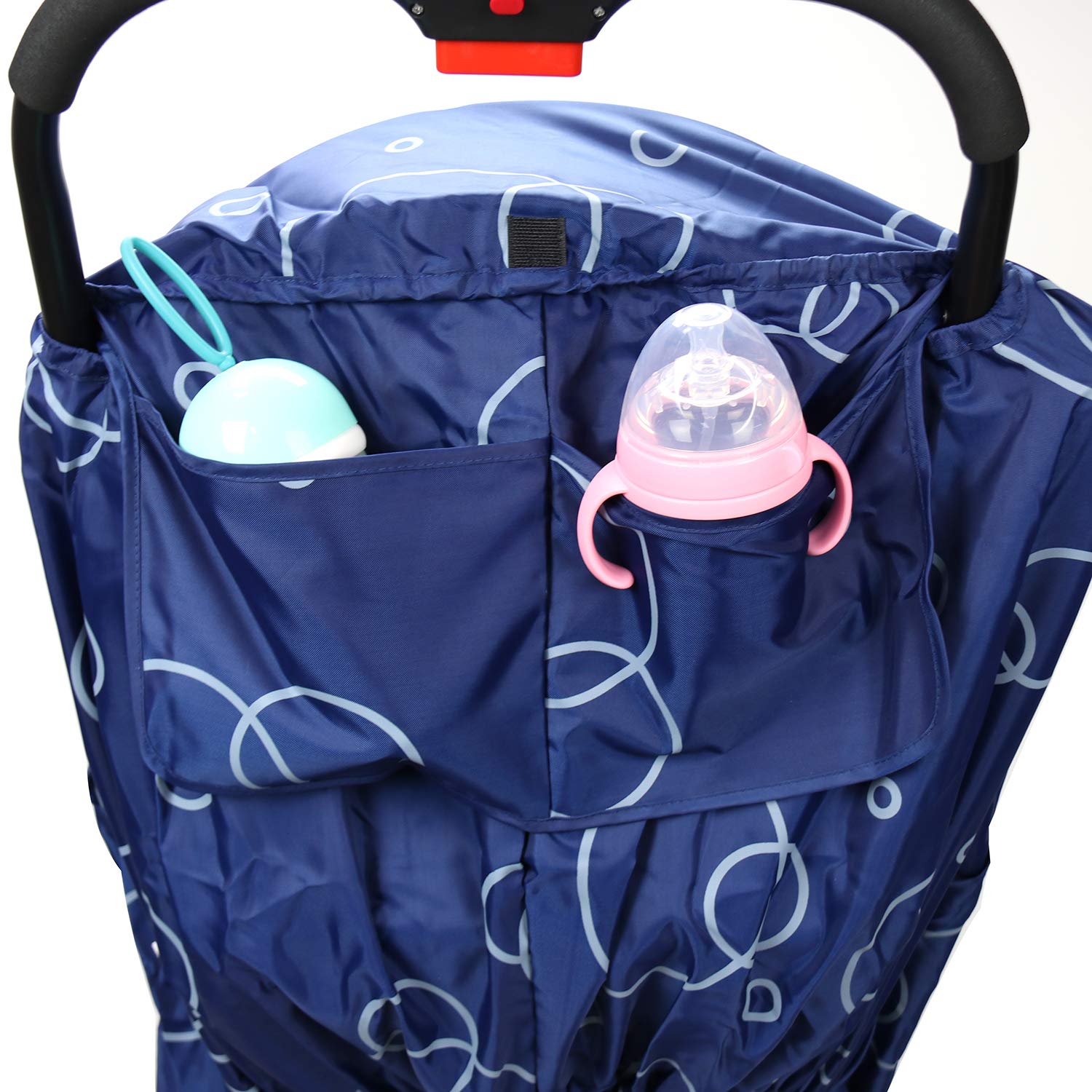 Wonder Living Stroller Rain Cover, Universal Stroller Weather Shield, Waterproof, Windproof Protection, Protect from Dust Snow (Blue)