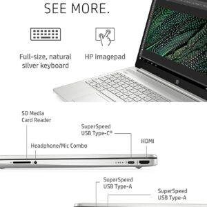 HP [Windows 11 Pro] Newest 15t Business Laptop, 15.6’’ Full HD Touchscreen, Intel Core i7-1165G7 Processor, Backlit KB, FP Reader, Wi-Fi 6, Webcam, HDMI, Silver (64GB RAM | 2TB PCIe SSD)