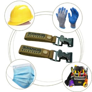 MELOTOUGH Glove Clips for Work Glove Holder Webbing Gloves Quick Leash with Heavy Duty Alligator Clip