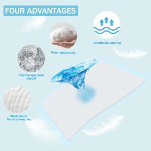 Baby Disposable Changing Pad, 25 Pack Soft Non-Woven Fabric Breathable Waterproof Underpads, Portable Leak-Proof Mattress Protector, Incontinence Bed Pads