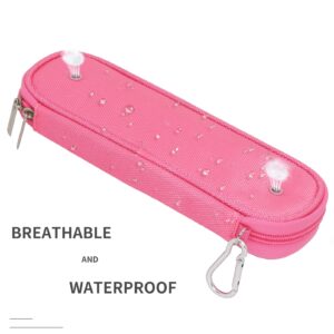 Mijibisu Toothbrush Travel Case Compatible with Philips Sonicare DailyClean 1100, ProtectiveClean 4100/5100/6100/6500, Sonicare ExpertClean 7500 and More.(CASE ONLY).Pink