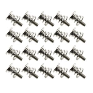 e-outstanding 20pcs gpu graphics card back plate heatsink screws spring screws spare parts phillips cpu mainboard radiator fixing bolts diy step screws m2 x 9mm