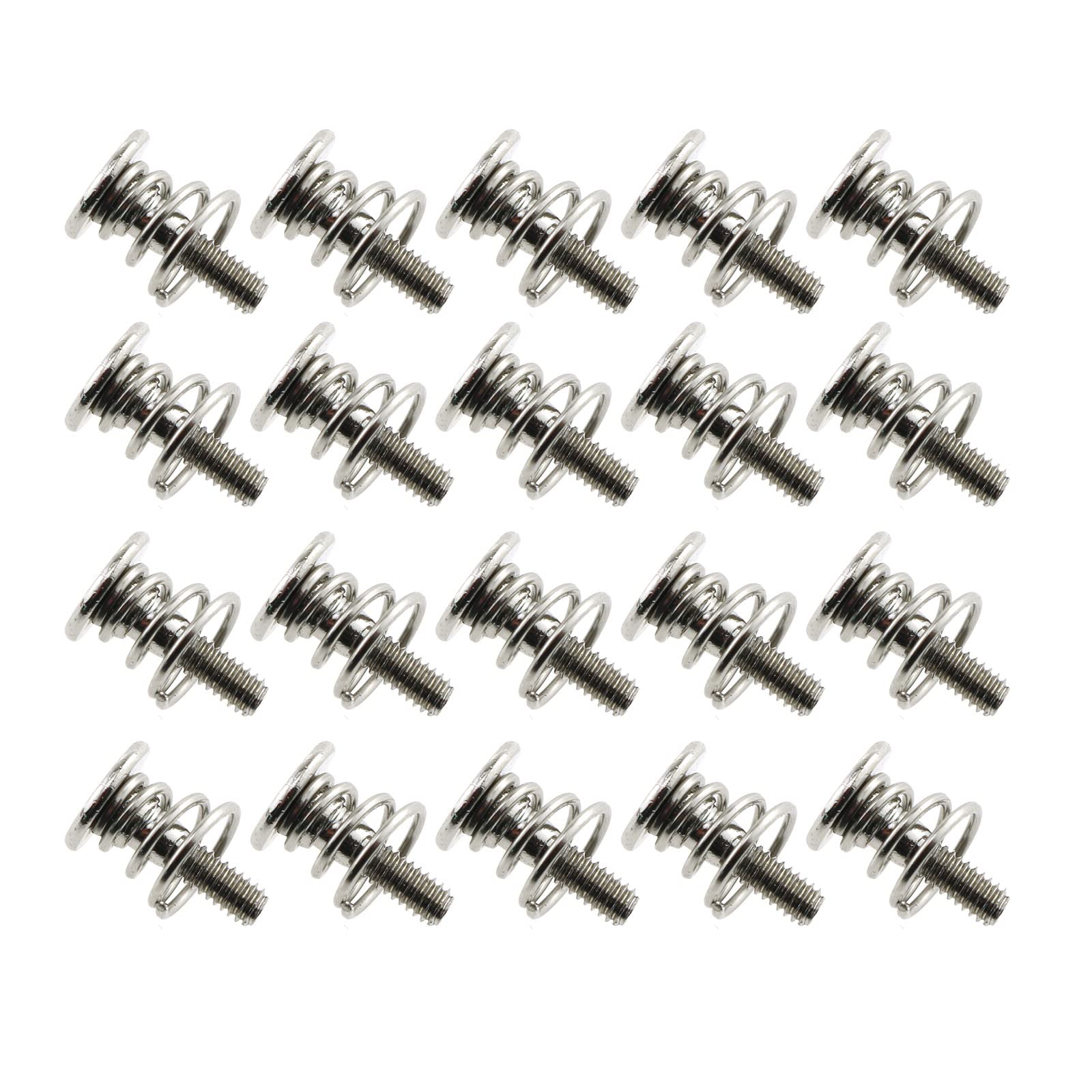 E-outstanding 20pcs GPU Graphics Card Back Plate Heatsink Screws Spring Screws Spare Parts Phillips CPU Mainboard Radiator Fixing Bolts DIY Step Screws M2 x 9mm