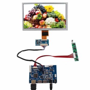 8 inch zj080na-08a 1024x600 500nit tn 40pin lcd screen and hd-mi usb android lcd controller board,support 360 rotation display