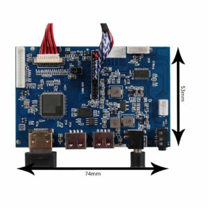 8 inch ZJ080NA-08A 1024X600 500nit TN 40pin LCD Screen and HD-MI USB Android LCD Controller Board,Support 360 Rotation Display