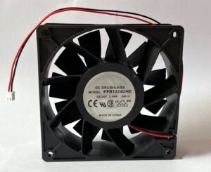 pfb1224uhe fan 24v 2.40a 12cm 120mm l×120mm w×38mm h dc brushless fan