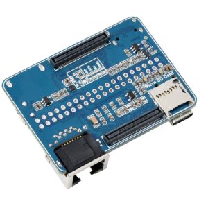 Nano Base Board (B) for Raspberry Pi Compute Module 4, Same Size as CM4, with Standard CM4 Socket, Raspberry Pi 40PIN GPIO, Gigabit Ethernet, USB2.0, DSI, CSI, HDMI, 3.5mm Audio Jack etc.