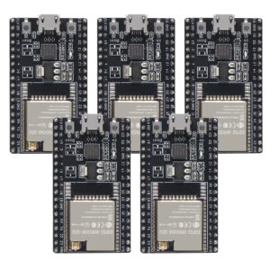 dweii 5pcs esp32-devkitc core board esp32 development board esp32-wroom-32u esp32 wroom-32 wlan wifi bluetooth microcontroller development board compatible with arduino and raspberry pi