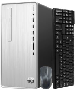 hp tp01-1227c mini tower computer pc intel core i3-10th gen processor, [ 8gb ram 1tb hard drive ] wifi and bluetooth, wireless keybaord and mouse, windows 10 (renewed)