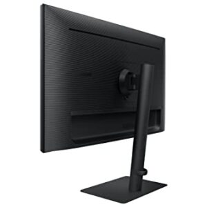 SAMSUNG S61B Series 27-Inch QHD (2560x1440) Computer Monitor, 75Hz, HDMI, IPS Panel, DisplayPort, FreeSync, Height Adjustable Stand (LS27B610EQNXZA), Black