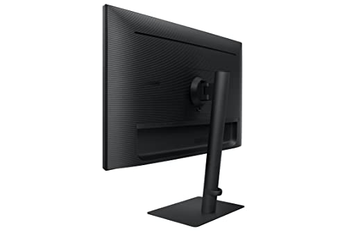 SAMSUNG S61B Series 27-Inch QHD (2560x1440) Computer Monitor, 75Hz, HDMI, IPS Panel, DisplayPort, FreeSync, Height Adjustable Stand (LS27B610EQNXZA), Black