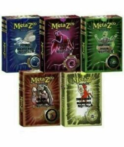 metazoo nightfall 1st edition theme deck - full set of 5