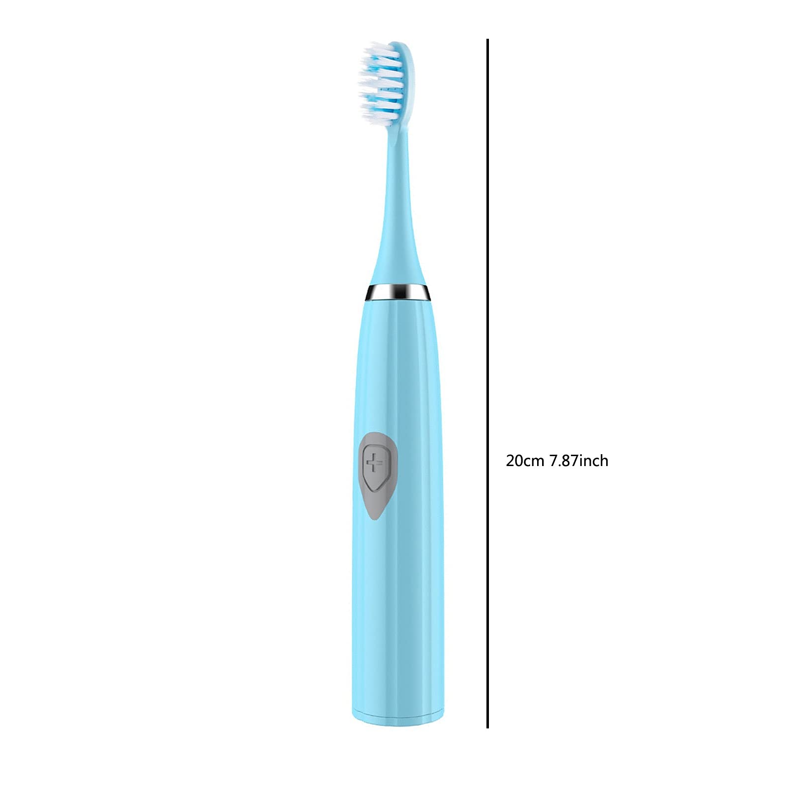 ACBAC Sonic Electric Toothbrushes Waterproof Ultrasonic Toothbrushes, 3 Replacement Brush Heads, Adults Power Toothbrush Blue One Size