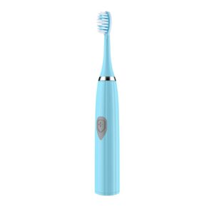 ACBAC Sonic Electric Toothbrushes Waterproof Ultrasonic Toothbrushes, 3 Replacement Brush Heads, Adults Power Toothbrush Blue One Size