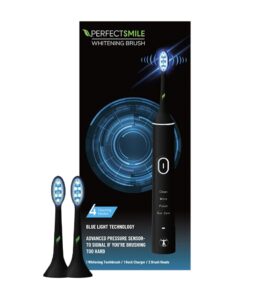 perfect smile whitening toothbrush replacement brush heads (2 pack)