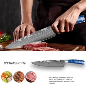 Hong Won Knife Set,3.5-8 Inch Set Boxed Knives,Premium German Stainless Steel Kitchen Knife,5 Pieces Knife Set