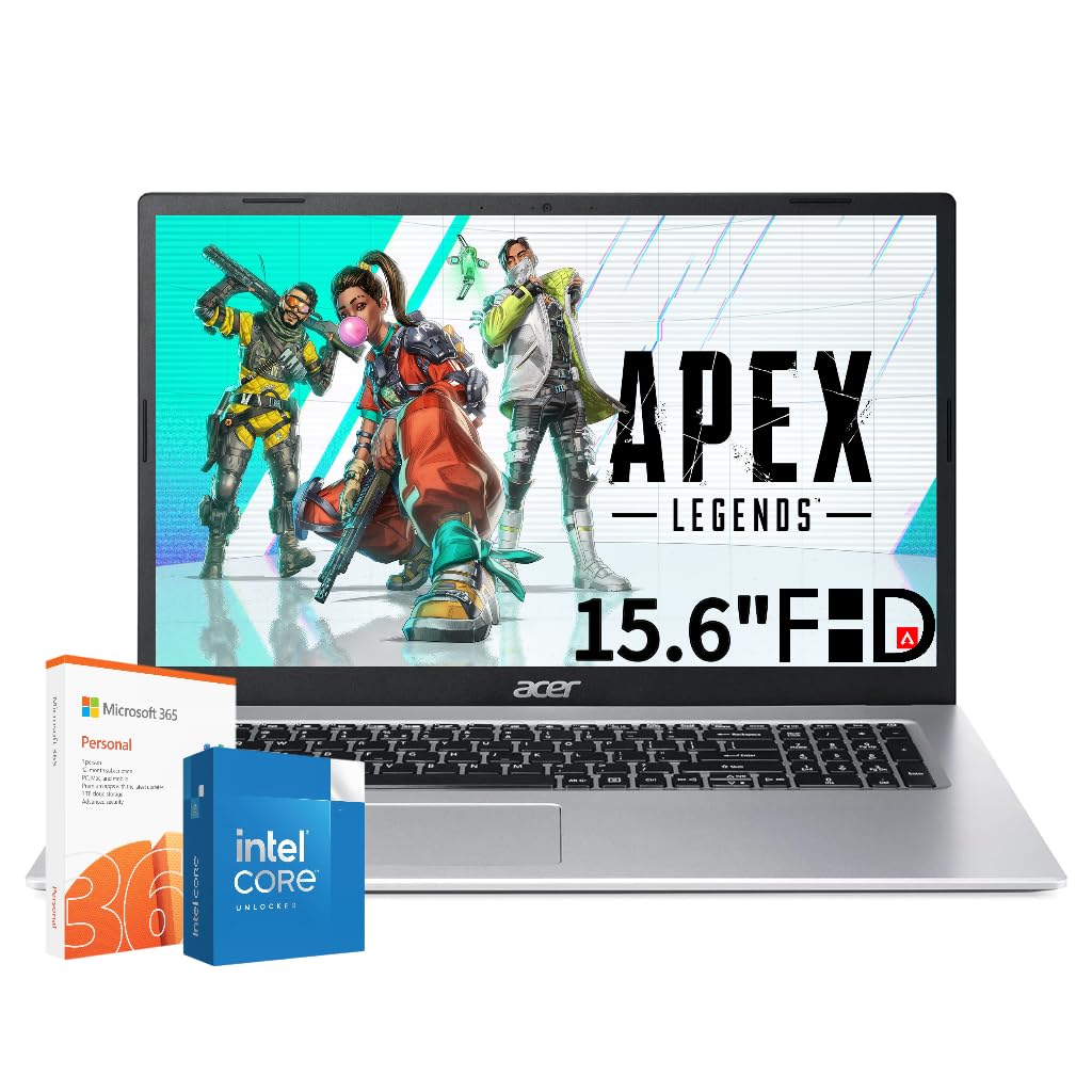 acer 2023 Newest Aspire 5 Slim 15.6" FHD IPS Laptop, AMD Quad-Core Ryzen 3 3350U(Up to 3.5GHz,Beat i5-7200U), 12GB DDR4 RAM, 512GB SSD, WiFi 6, Backlit Keyboard, Fingerprint, HDMI, Windows 11+JVQ MP