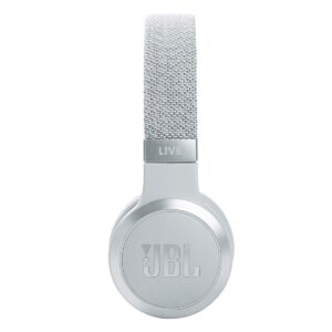 JBL Live 460NC - Wireless On-Ear Noise Cancelling Headphones with Long Battery Life and Voice Assistant Control - White (Renewed)