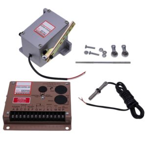 adc120-12v actuator+speed controller esd5500e+magnetic pickup sensor msp6729 for generator