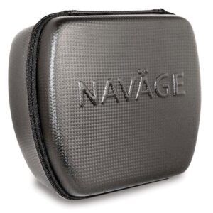 Navage Black Travel Case - Safety Case For Navage Nasal Irrigation System - Anti-Scratch Protector - Travel Storage Case & Nose Cleaner Organizer for Navage Nose Cleaner and 12 SaltPods (Black)