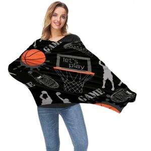 Baby Car Seat Stroller Covers Sport Basketball Game Nursing Cover Breastfeeding Scarf Soft Breathable Stretchy Coverage Carseat Canopy Cover for Boys and Girls Soft Breathable Multi Use Shower Gift