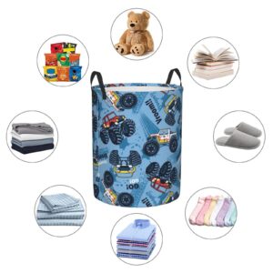 Basketball Sports Round Laundry Hamper Storage Basket Toys Clothes Organizer Bin For Home Bathroom Bedroom Dorm Nursery, 62l