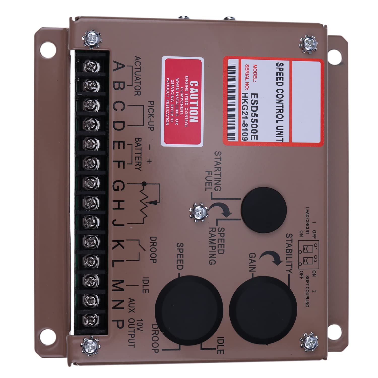 ADC120-12V Actuator+Speed Controller ESD5500E+Magnetic Pickup Sensor MSP6729 for Generator