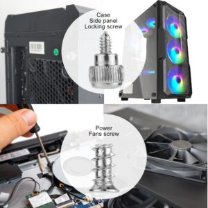 WELLOCKS Computer Standoffs Screws 420 pcs Basic PC Screws Accessories Kit for HDD Hard Drive Case Fan Power Card Graphics Chassis CD-ROM Motherboard for Replacement DIY Installation(D279)