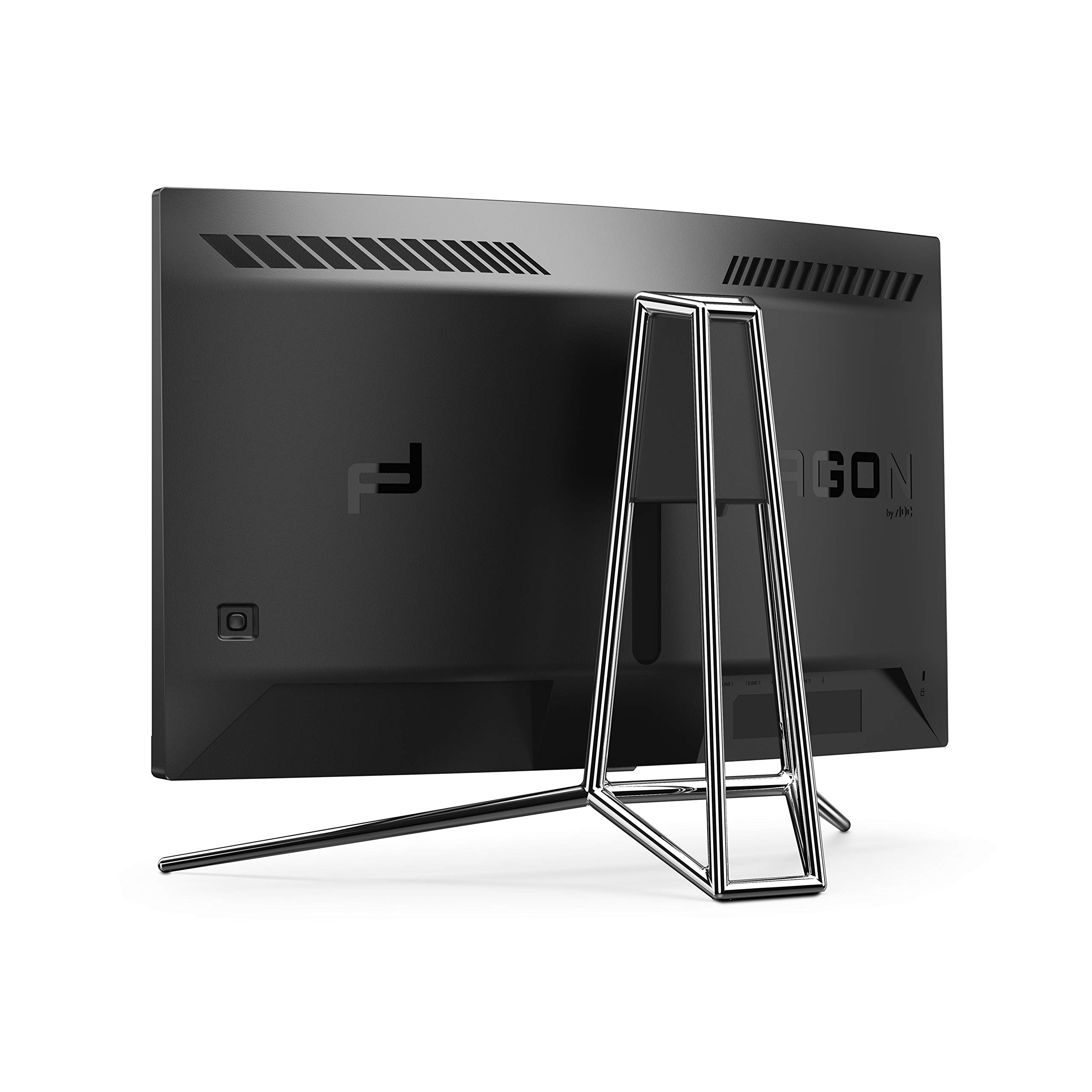 Porsche Design Agon PD27 27" Gaming Monitor, 1000R Curved QHD (2560x1440), 240Hz 0.5ms, DisplayHDR 400, Light FX, Quick Switch Keypad, Low Input Lag, Height-Adjust, Black (Renewed)