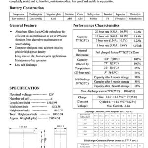 Mighty Max Battery ML7-12 - 12 Volt 7.2 AH SLA Battery - Pack of 10, Recommended Uses for Product - Scooter