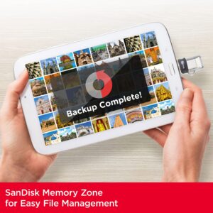 SanDisk 256GB Ultra Dual Drive m3.0 for Android Devices and Computers - microUSB, USB 3.0 - SDDD3-256G-GAM46, Black