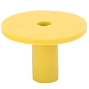 dauerhaft holder, wide base heights frosty tees 54x4x16mm for turf for limit ball tees(yellow)