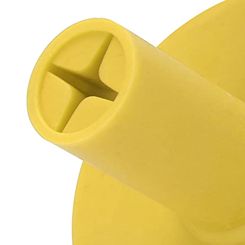 DAUERHAFT Holder, Wide Base Heights Frosty Tees 54x4x16mm for Turf for Limit Ball Tees(Yellow)