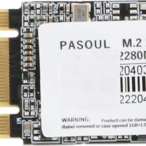 PASOUL SSD 512GB SATA M.2 2280 6GB/s Compliant 3D TLC Max Read 530MB/s Write 500MB PAM2280M2-512