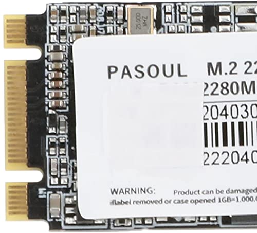 PASOUL SSD 512GB SATA M.2 2280 6GB/s Compliant 3D TLC Max Read 530MB/s Write 500MB PAM2280M2-512