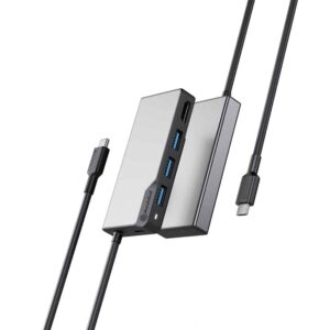 ALOGIC USB-C Fusion CORE 5-in-1 Hub V2-3 x USB-A3.1 Gen 1, 1 x USB-C 3.1 Gen 1 100W PD, and 1 x HDMI 4K [60Hz]