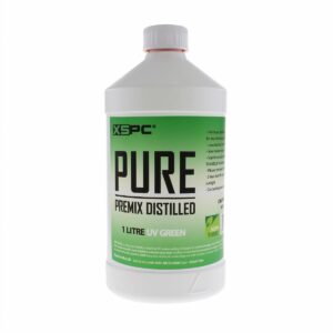 xspc pure premix distilled pc coolant, 1 liter, uv green