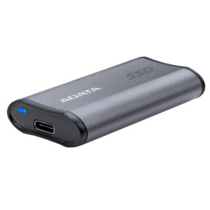 ADATA SE880 1TB - Up to 2000 MB/s- SuperSpeed USB 3.2 Gen 2x2 USB-C External Portable SSD Titanium (AELI-SE880-1TCGY)