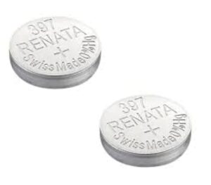 renata 397 sr726sw batteries - 1.55v silver oxide 397 watch battery (2 count)